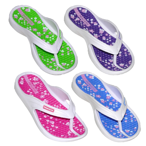 Wholesale Children's Slippers Kids Mix Assorted Colors Sizes Girls Fli ...