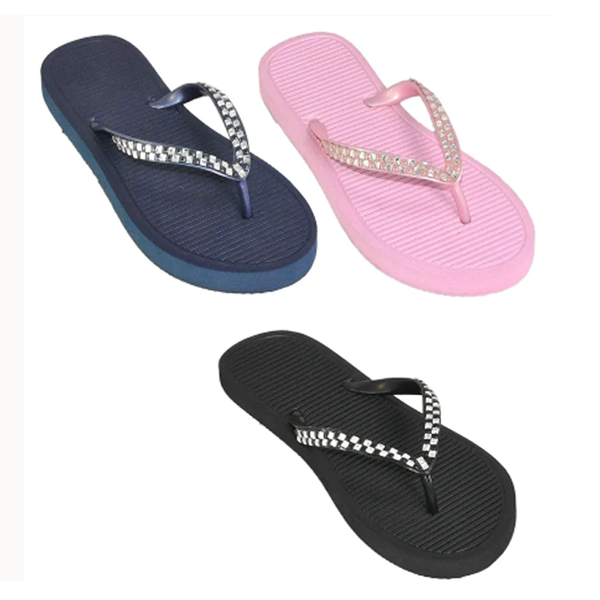 Wholesale Women's Slippers Ladies Mix Assorted Colors Sizes Flip Flops ...